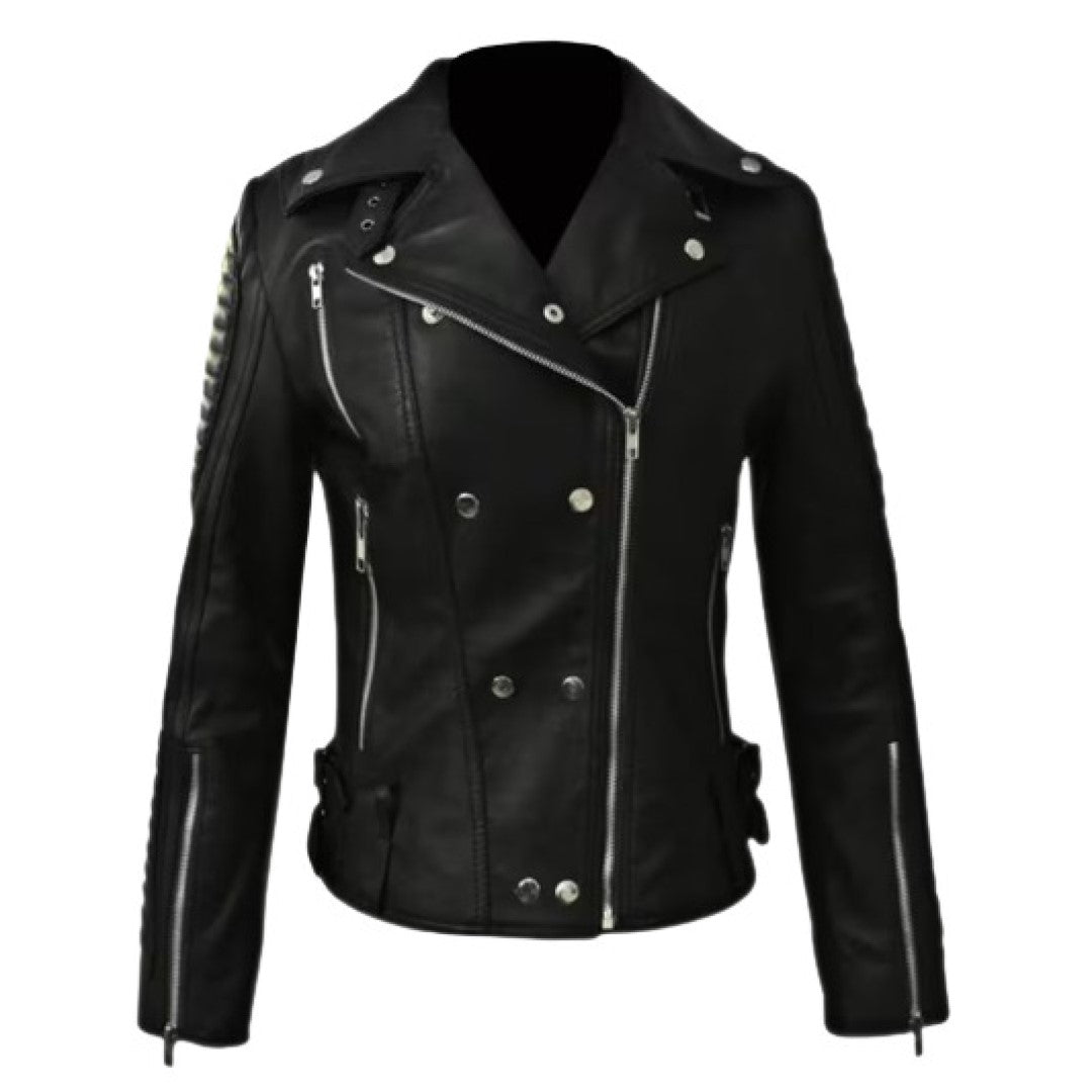 Stylish And Classy Biker Leather Jacket For Women – Leather Wardrobe
