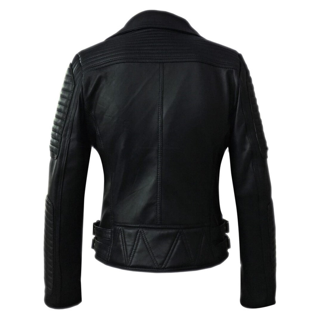 Stylish And Classy Biker Leather Jacket For Women – Leather Wardrobe