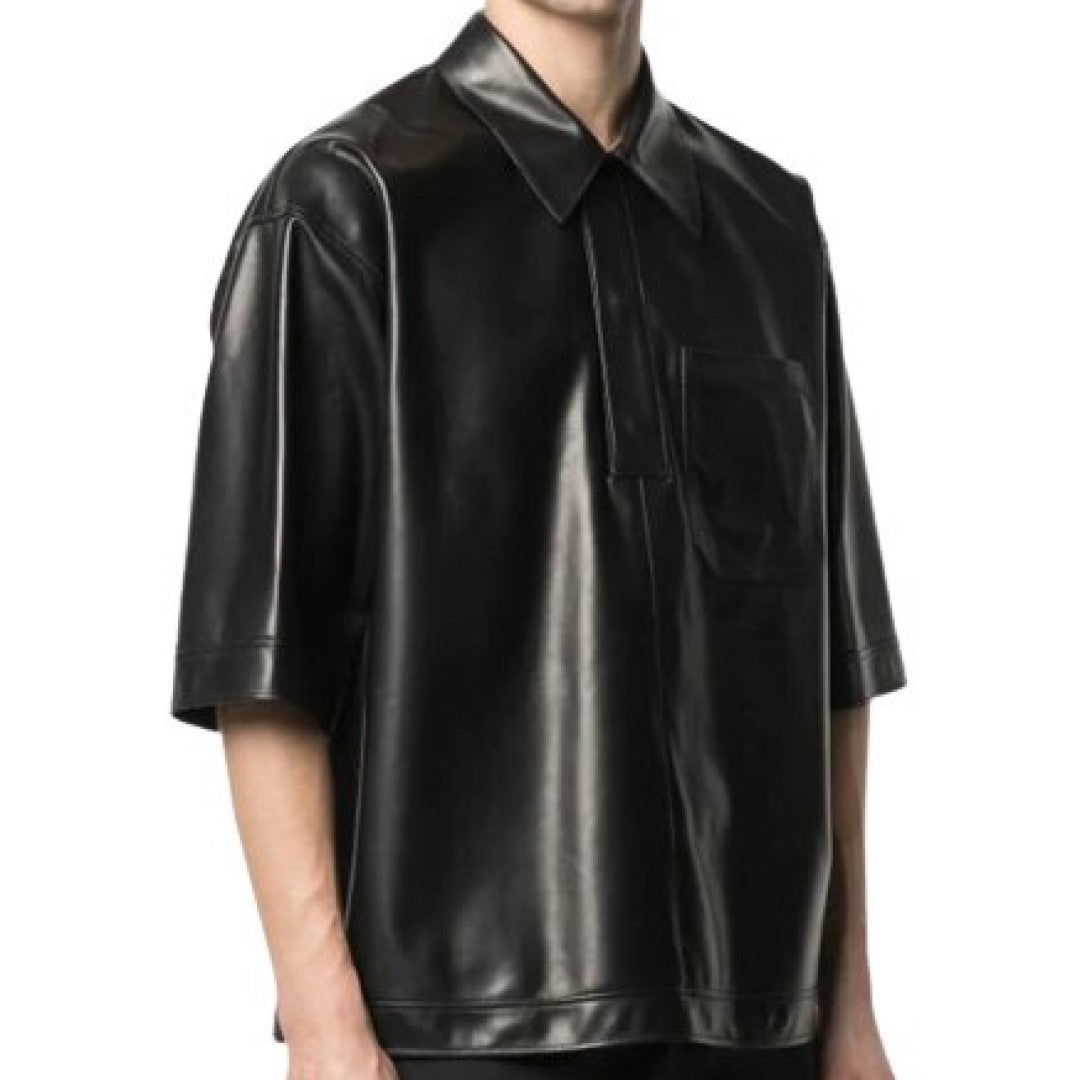 Leather Shirts For Men With Half Sleeves – Leather Wardrobe