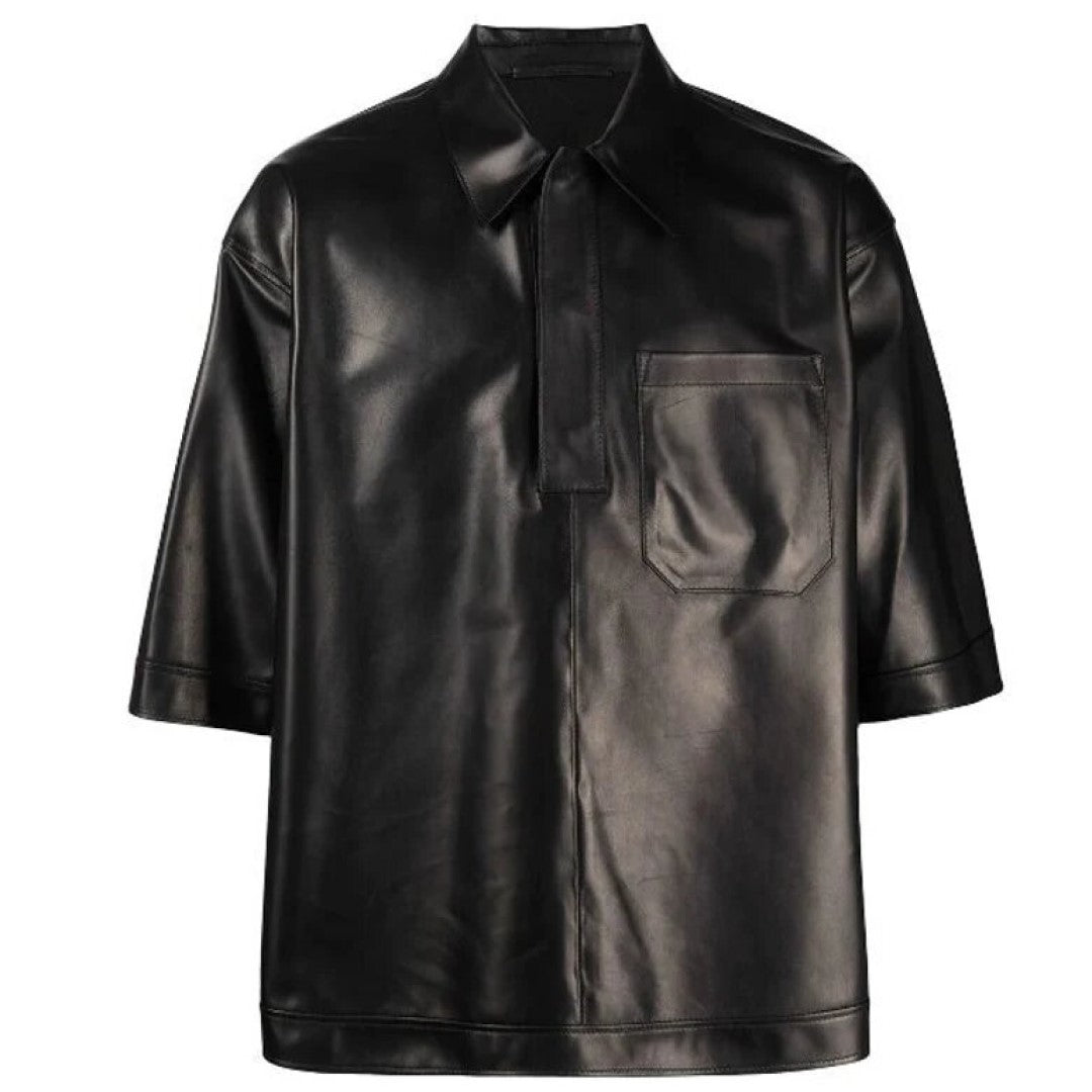 Leather Shirts For Men With Half Sleeves – Leather Wardrobe